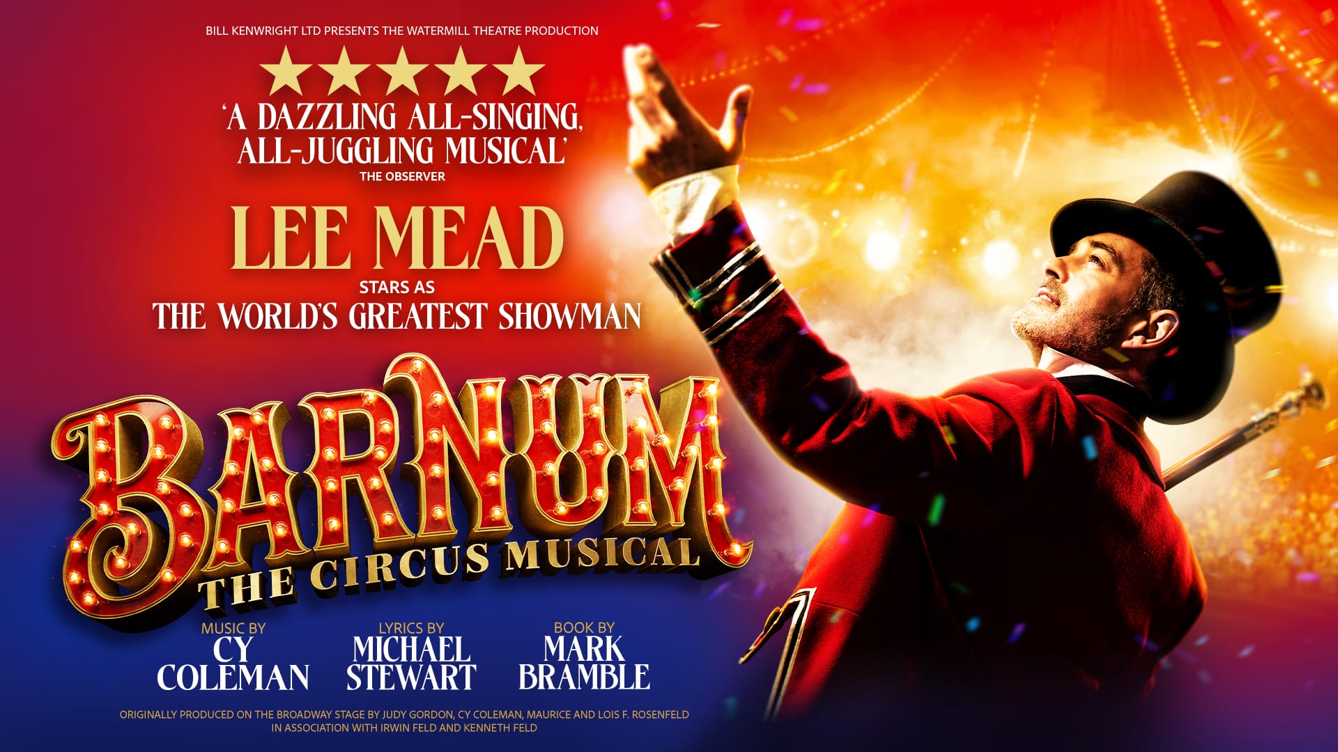 Lee Mead Stars As The World's Greatest Showman in Barnum - 2026 UK Tour